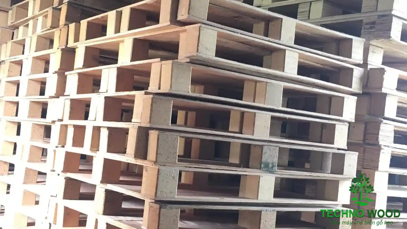 4-way Acacia Pallets - Techno Wood International